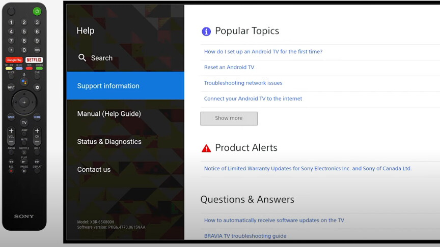 Sony TV: Update durchführen - so aktualisiert ihr die Software des ...