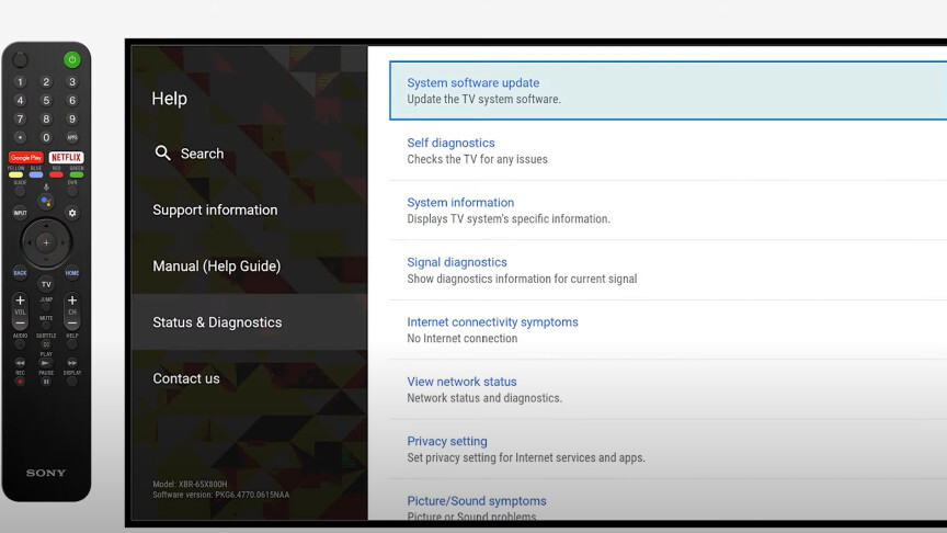 Sony TV: Update durchführen - so aktualisiert ihr die Software des ...