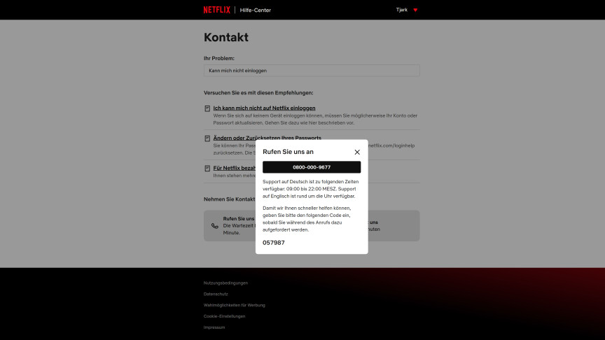 Netflix Kontakt: So erreicht ihr den Support per Hotline oder Mail ...