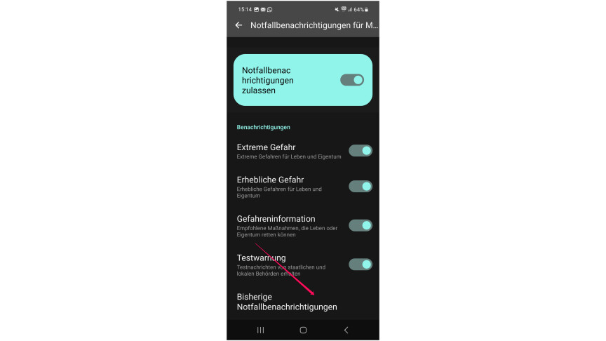 Android-Handys: So aktiviert ihr die Cell Broadcast-Funktion bei ...
