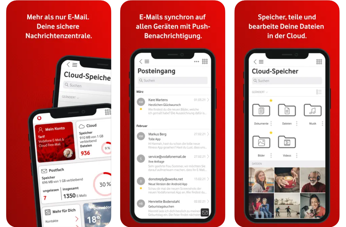 Vodafone E-Mail & Cloud - Download | NETZWELT