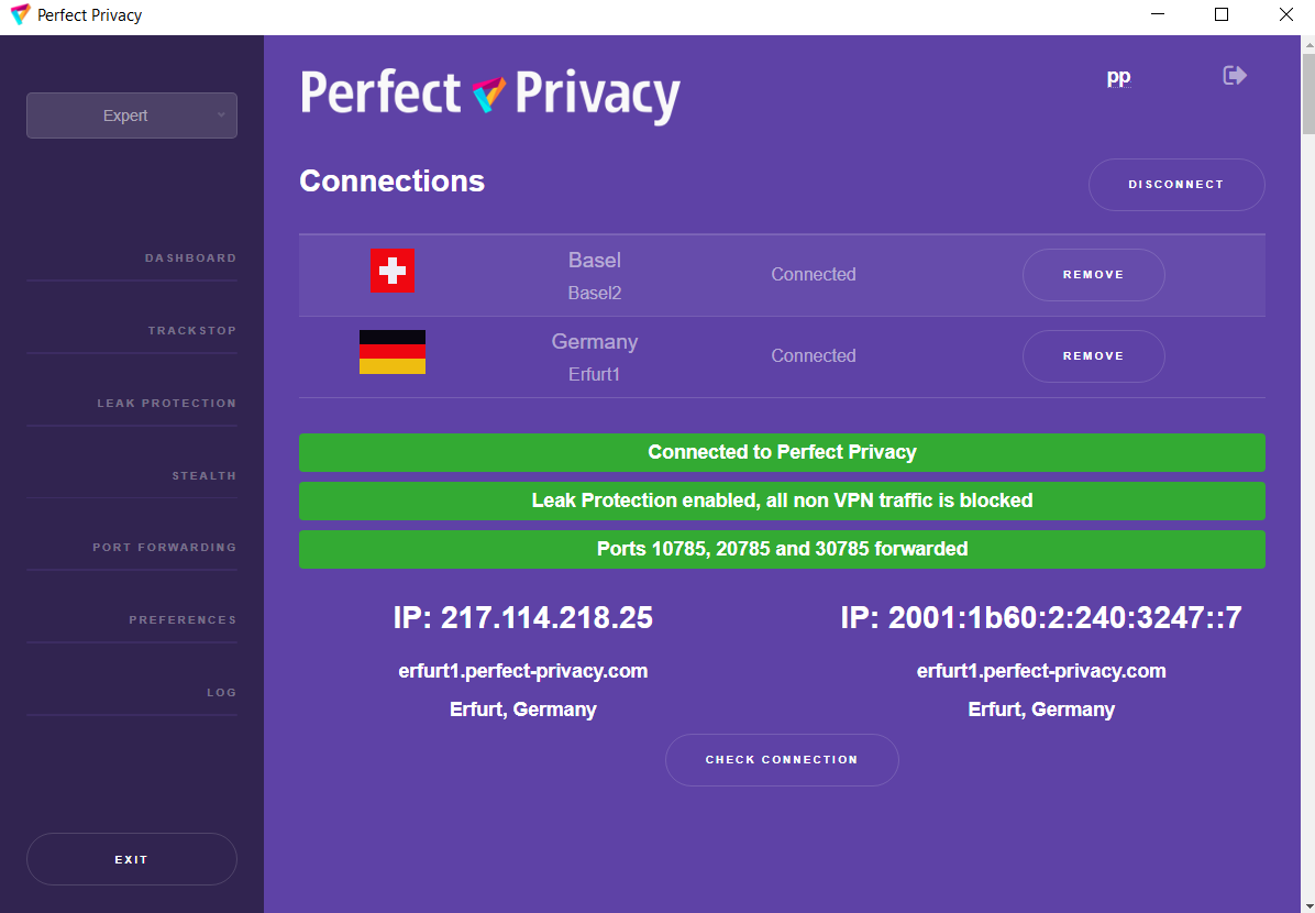 Perfect Privacy - Download | NETZWELT